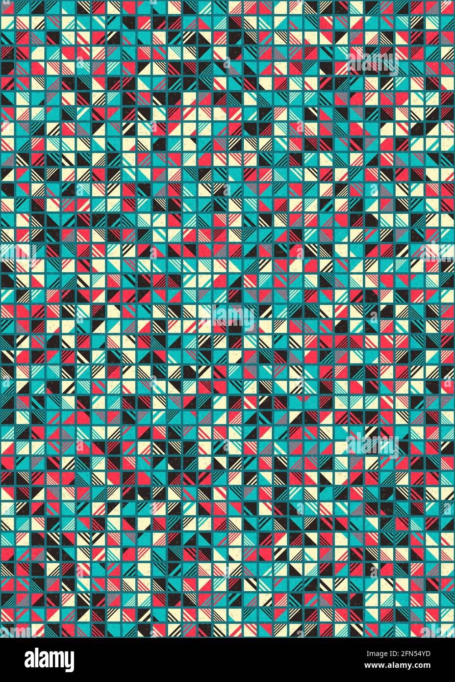 Abstract Geometric Pattern generative computational art illustration ...