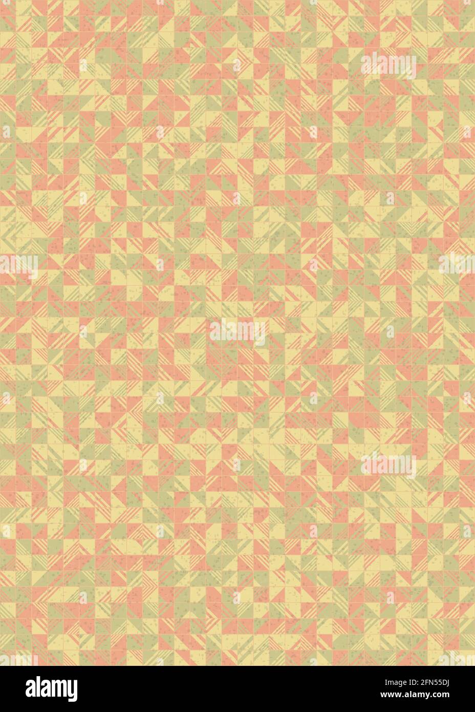 Abstract Geometrical generative computational art illustration Stock ...