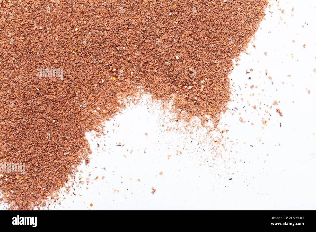 Fish food for growing fish and fishing on a white background Stock ...