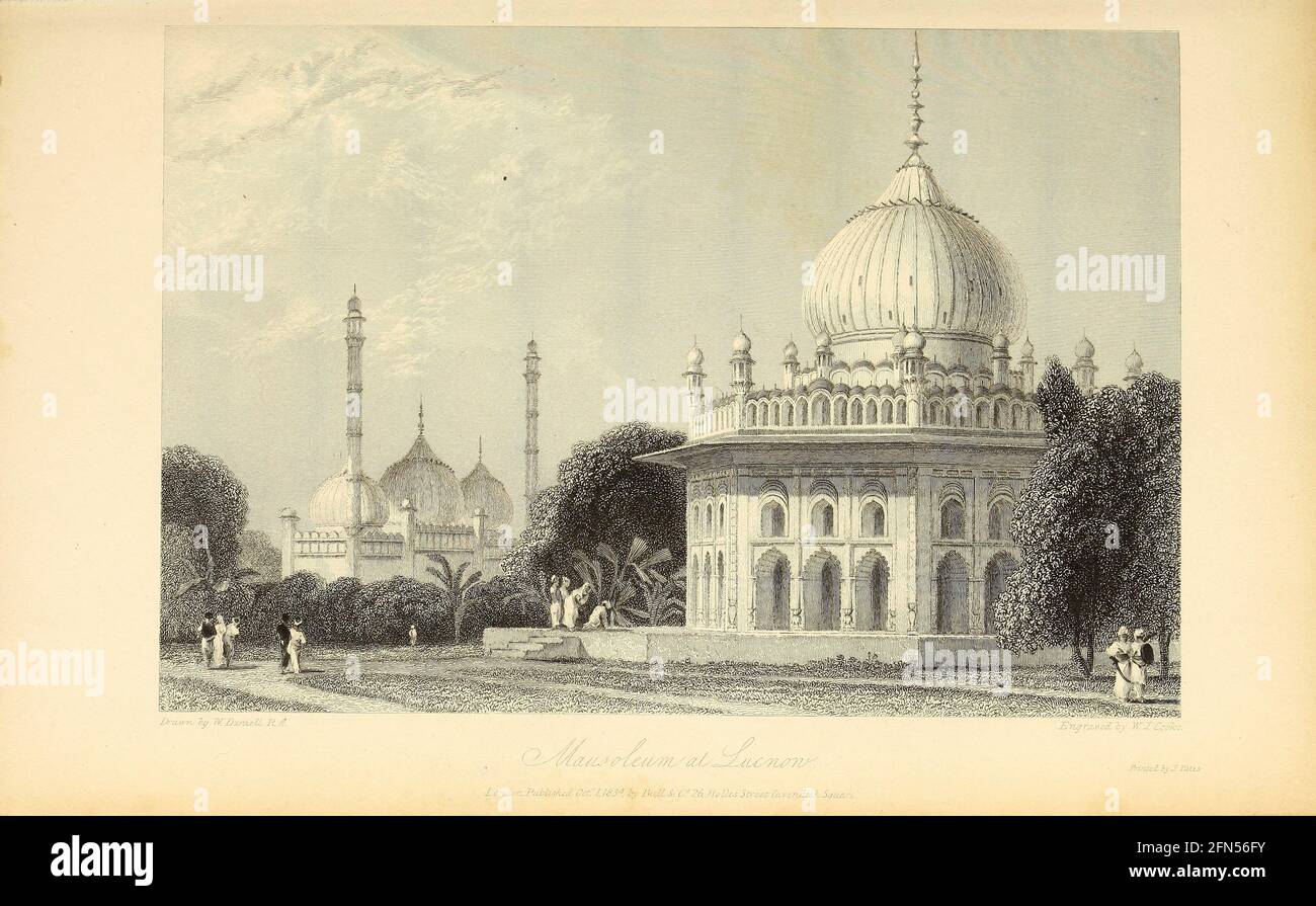 Mausoleum At Lucnow [Lucknow is the capital city of the Indian state of ...