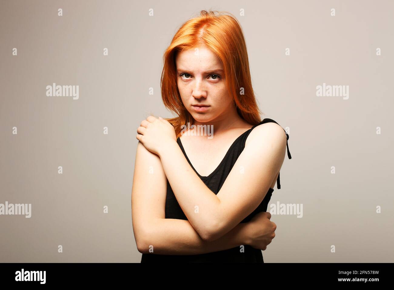 Scared redhead hi-res stock photography and images - Alamy