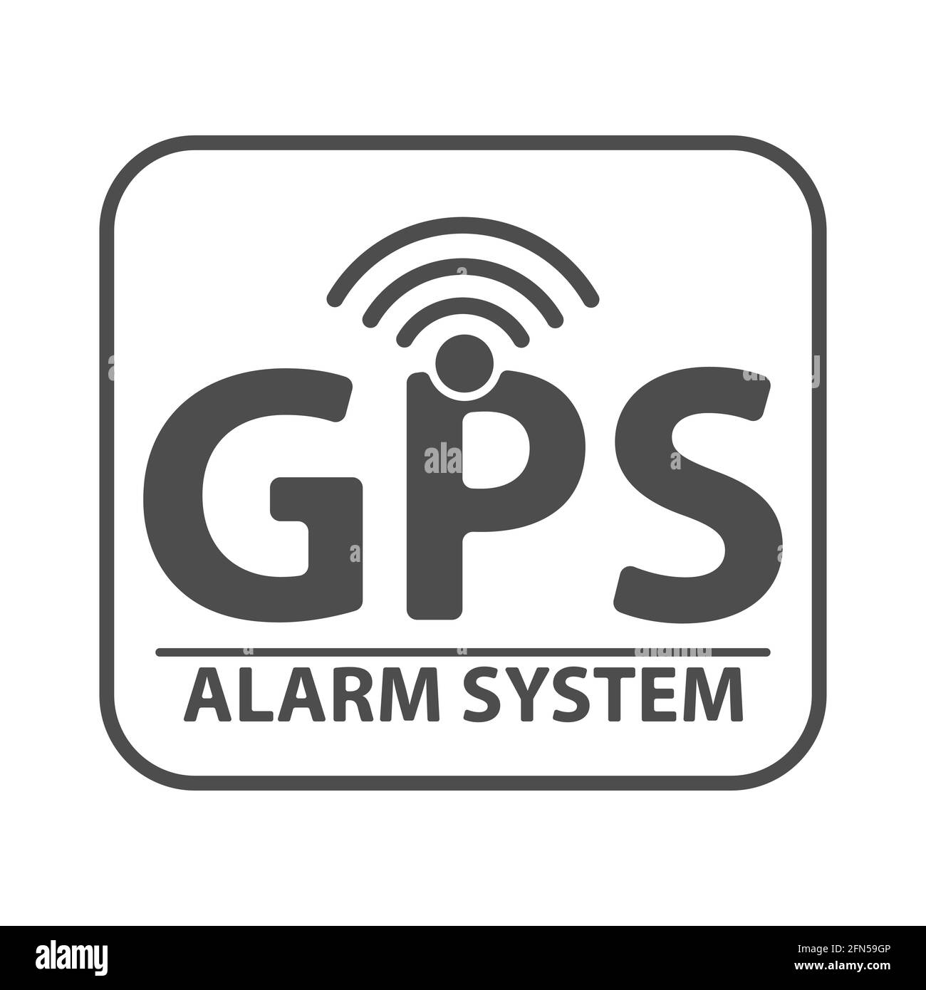 Communication alarm signal system Black and White Stock Photos & Images ...