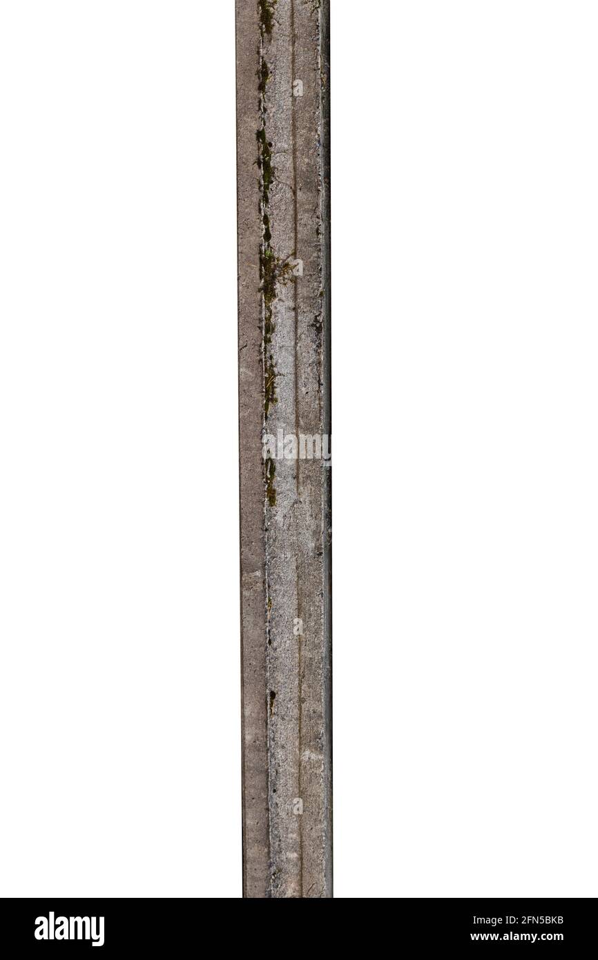 concrete pillar isolated on a white background. High quality photo ...
