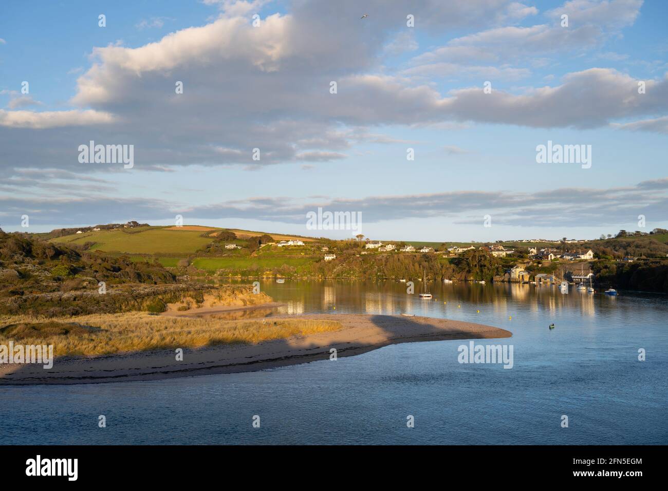 The Avon Estuary at Bantham, Devon, England Stock Photo - Alamy