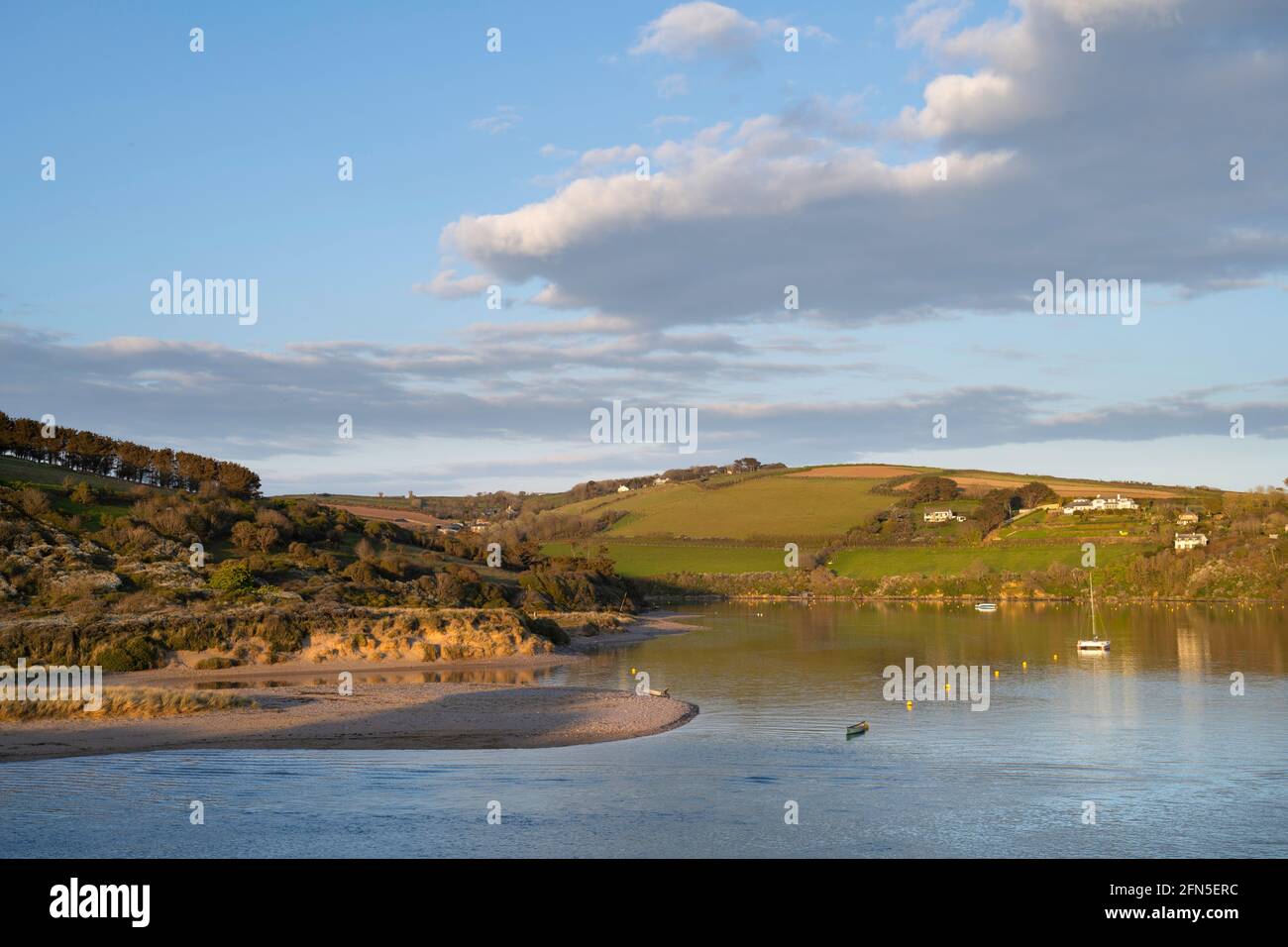The Avon Estuary at Bantham, Devon, England Stock Photo - Alamy