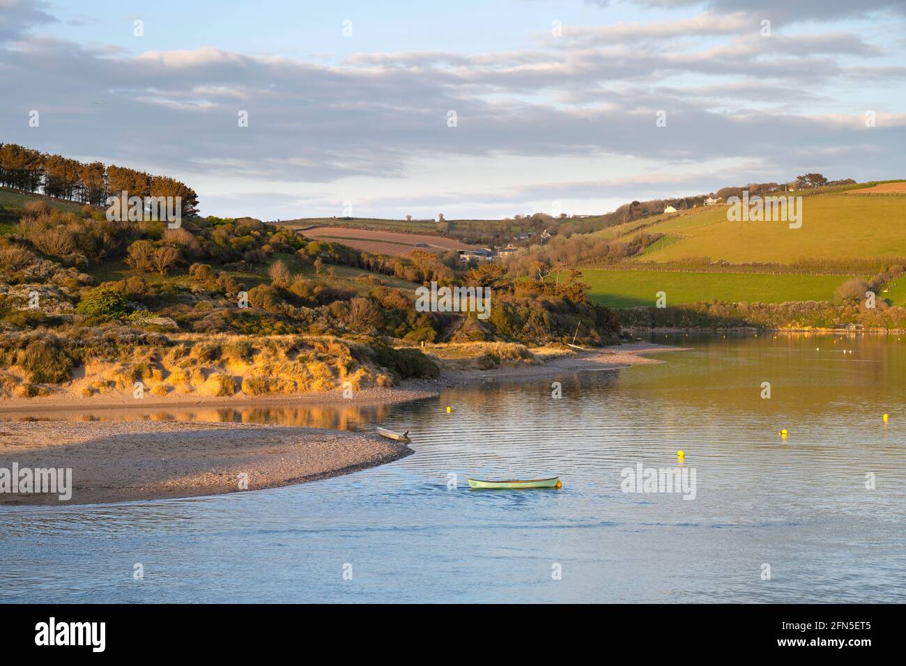The Avon Estuary at Bantham, Devon, England Stock Photo - Alamy