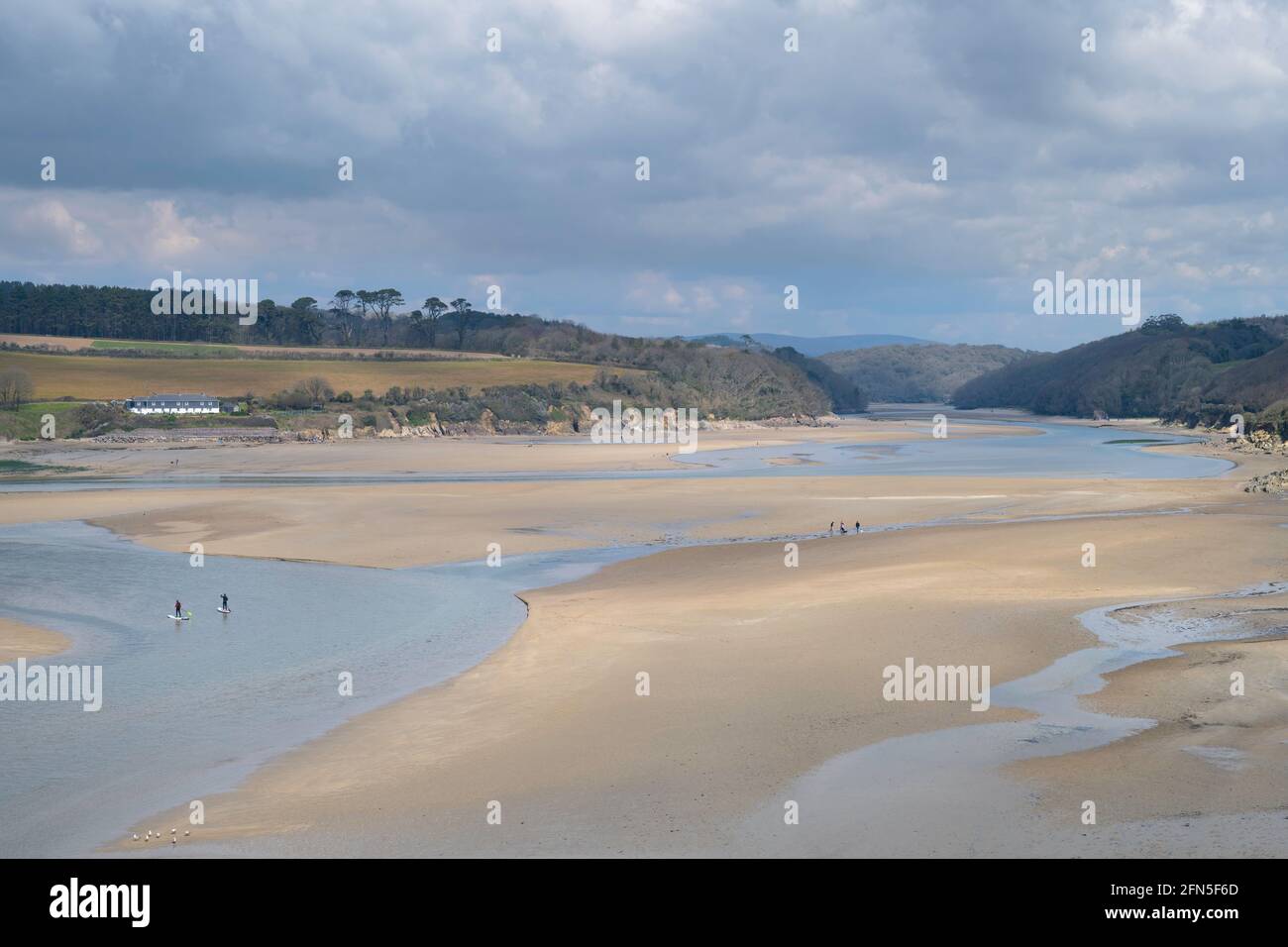 The Erme Estuary, Devon, England Stock Photo - Alamy