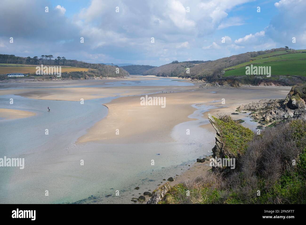 The Erme Estuary, Devon, England Stock Photo - Alamy