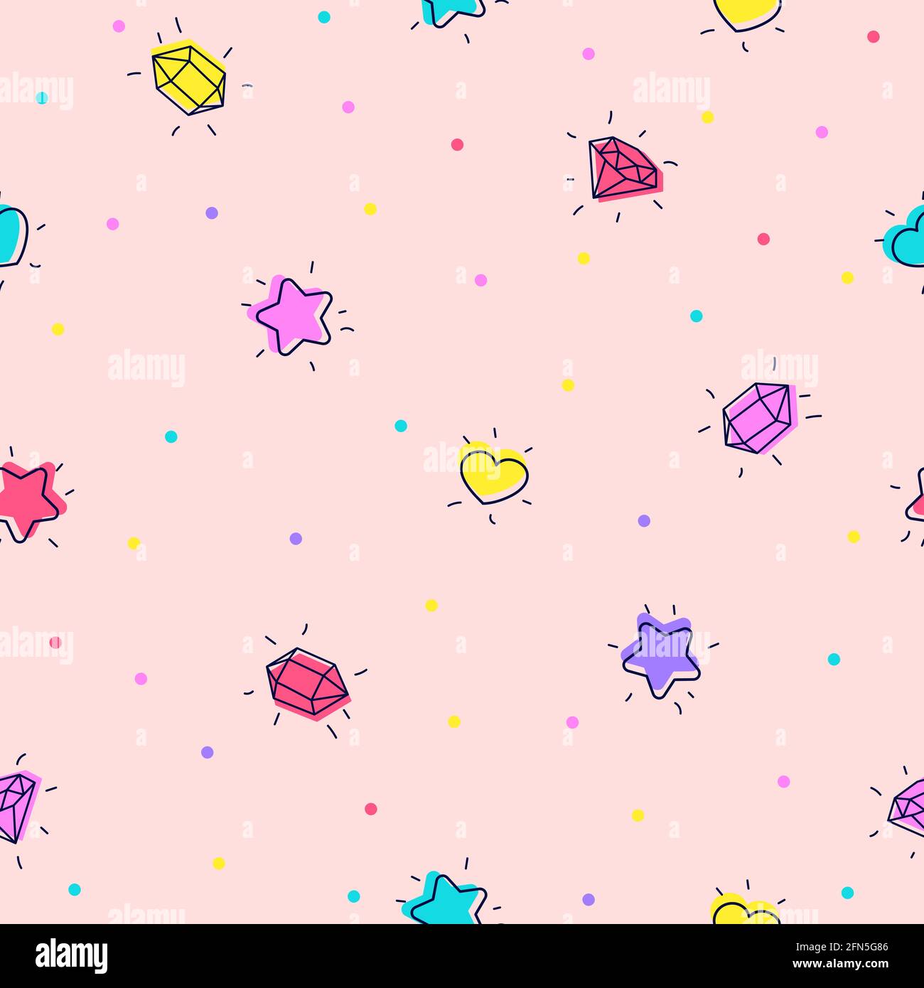 Cartoon crystals hi-res stock photography and images - Alamy