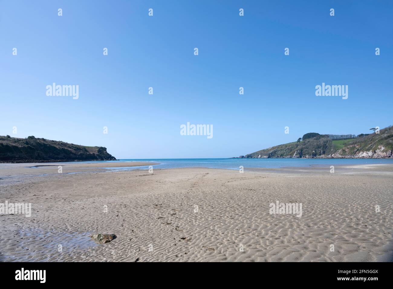 Wonwell Beach on the Erme Estuary, Devon, England Stock Photo - Alamy