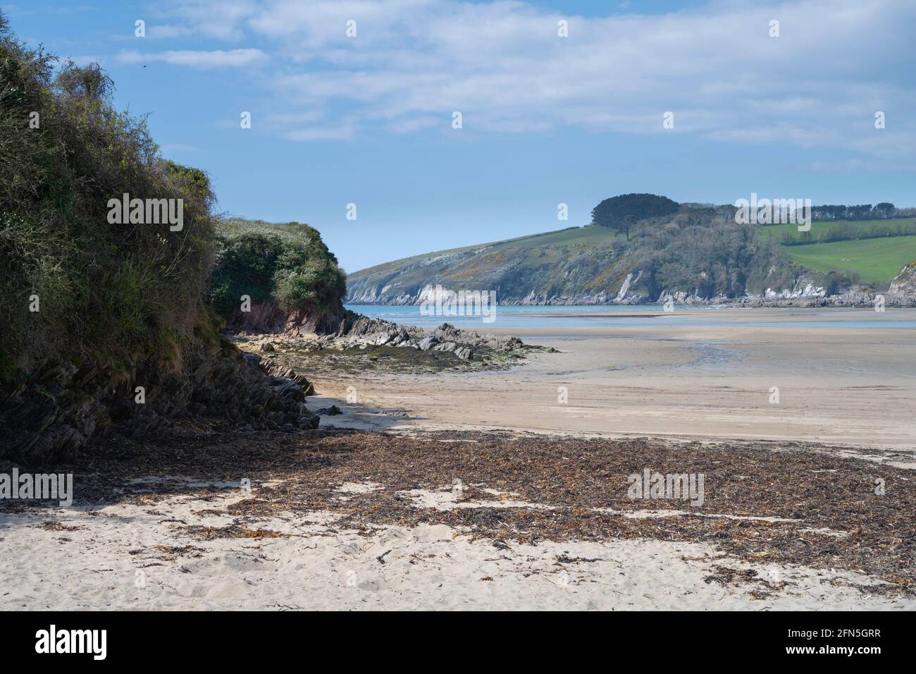 Wonwell Beach on the Erme Estuary, Devon, England Stock Photo - Alamy