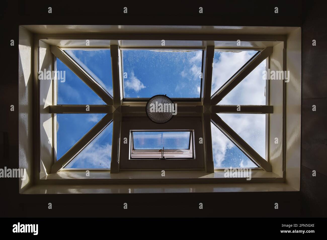 Window on the ceiling Stock Photo - Alamy