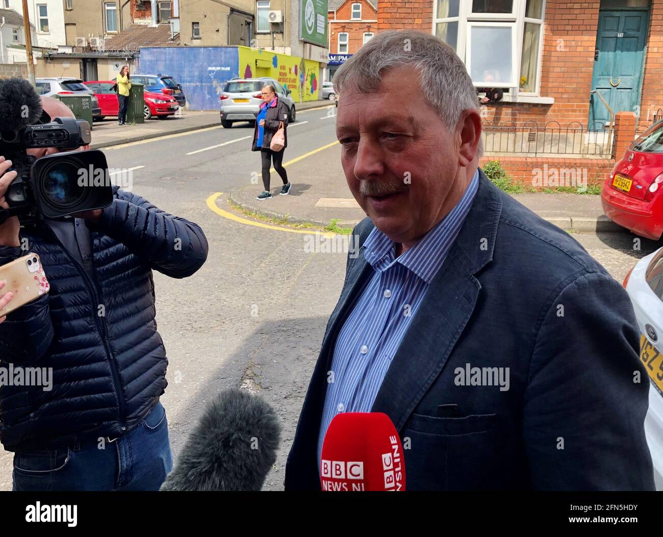 At the dup headquarters in east belfast hi-res stock photography and ...