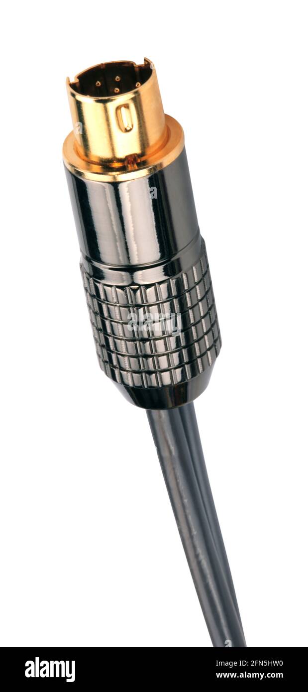 Male Plug Connector Isolated Stock Photo - Alamy