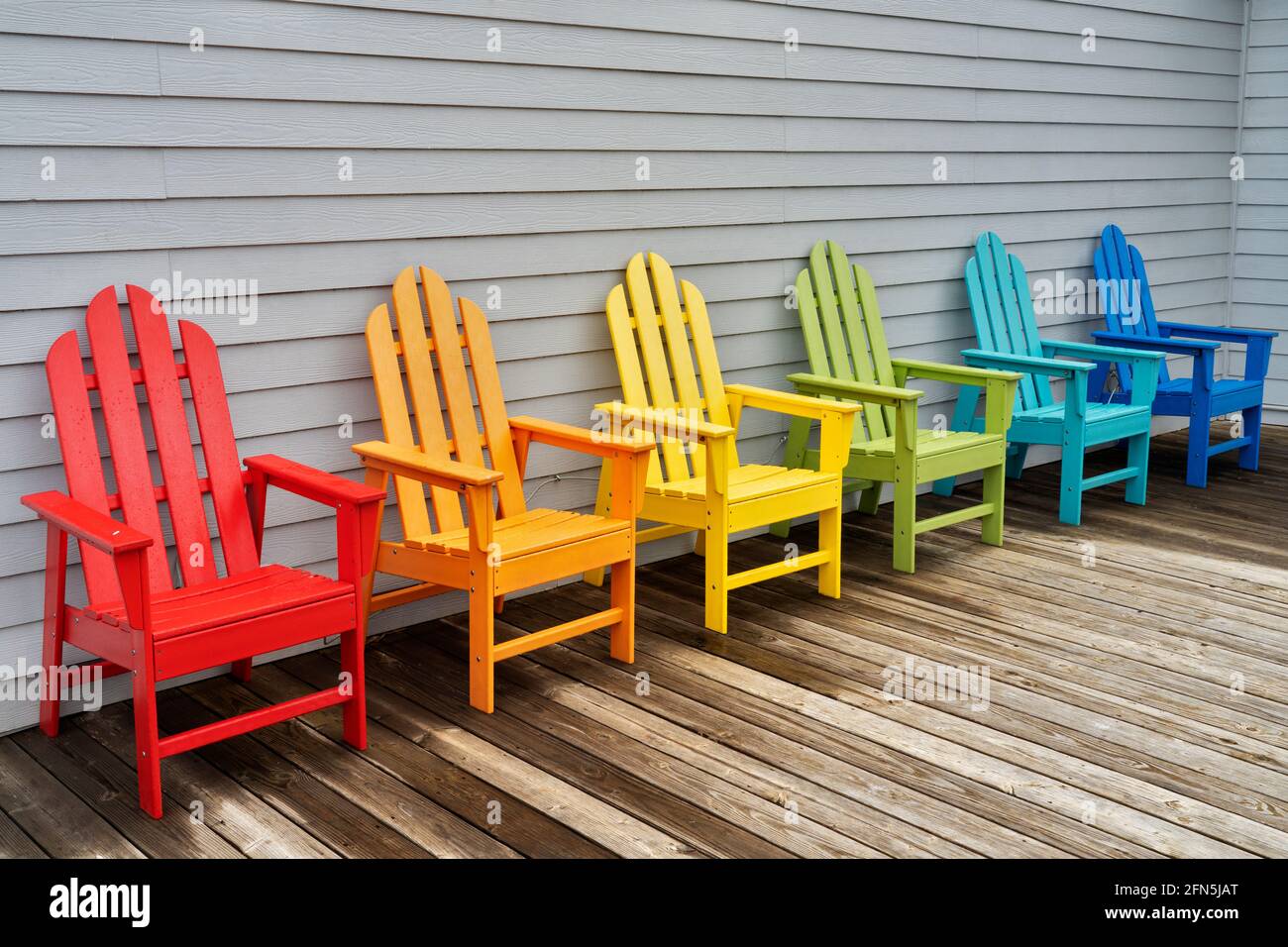 Colorfull chairs hi-res stock photography and images - Alamy