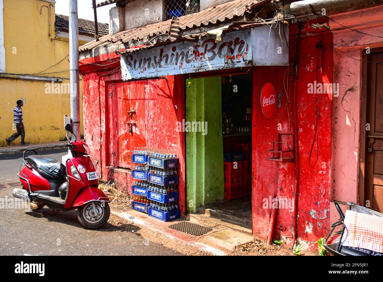 Sunshine Bar, Panjim, Panaji, goa, India Stock Photo - Alamy