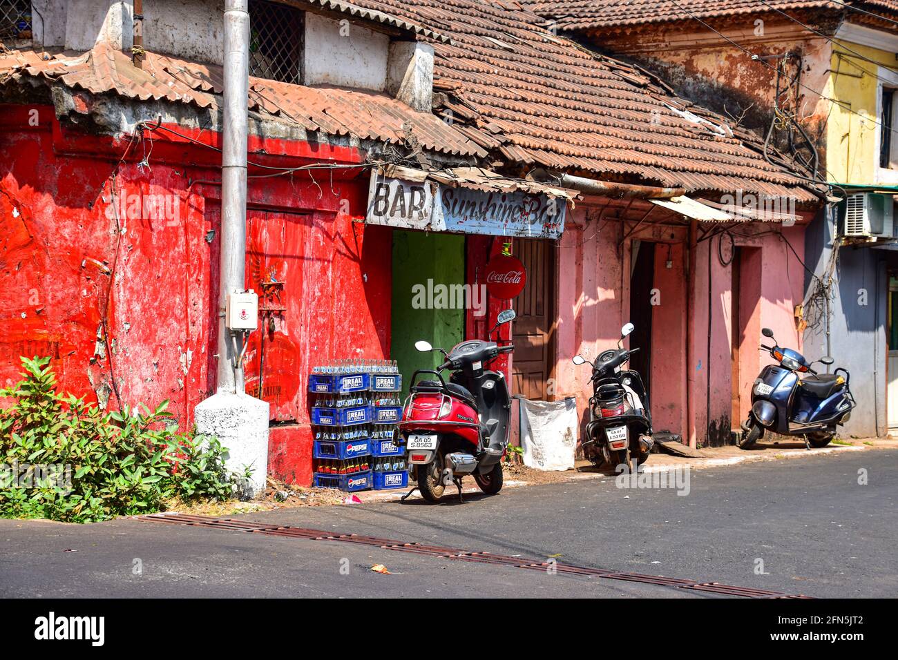 Sunshine Bar, Panjim, Panaji, goa, India Stock Photo - Alamy
