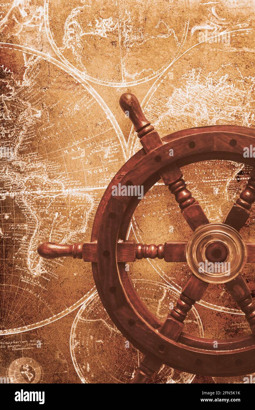 Sailing Ship Helm High Resolution Stock Photography and Images - Alamy