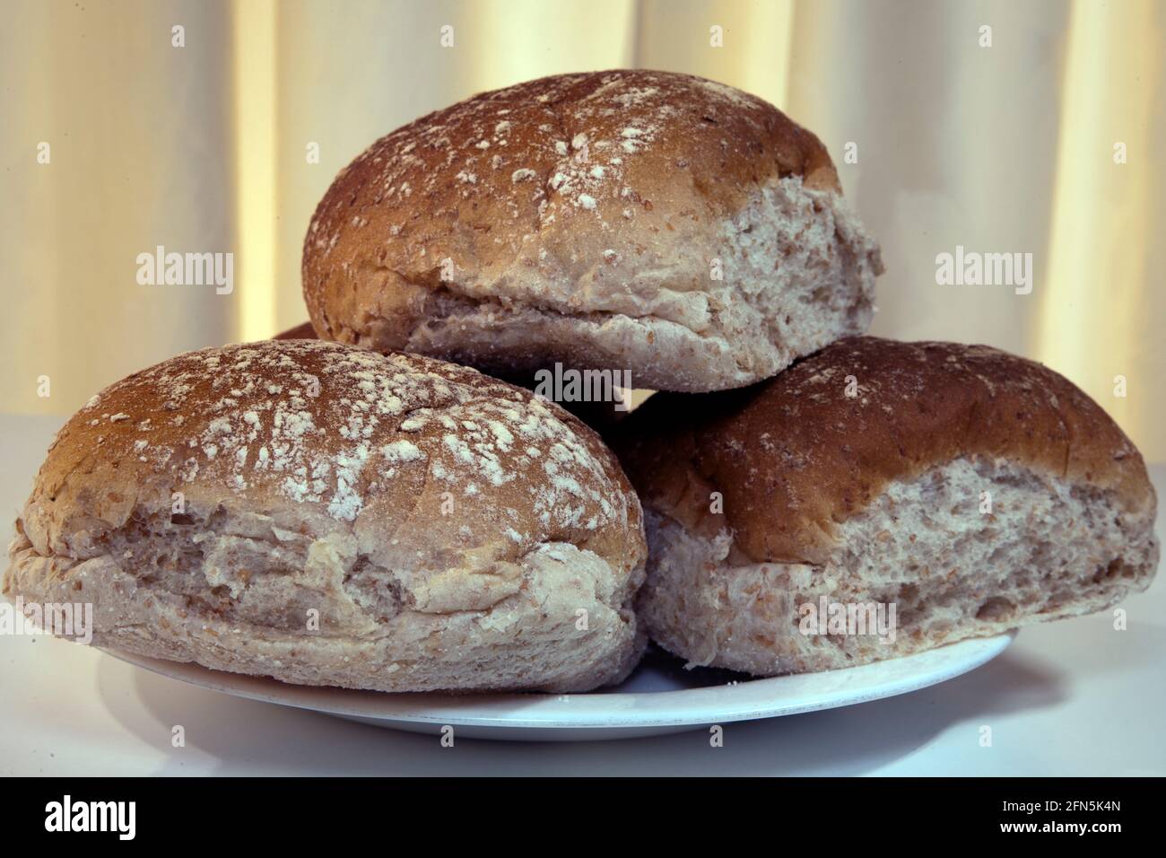 Brown rolls from Scottish bakery Stock Photo - Alamy