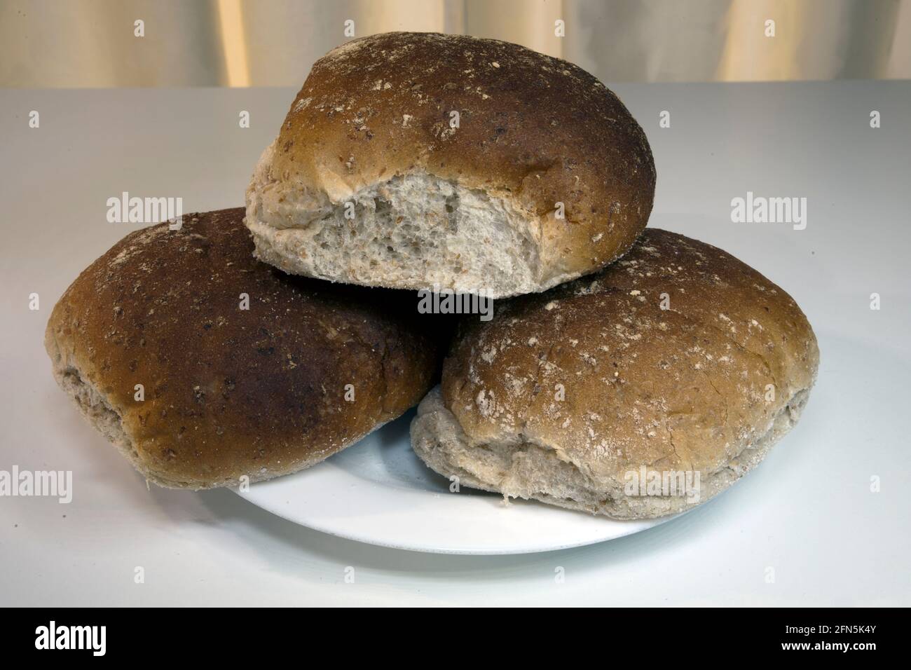 Brown rolls from Scottish bakery Stock Photo - Alamy