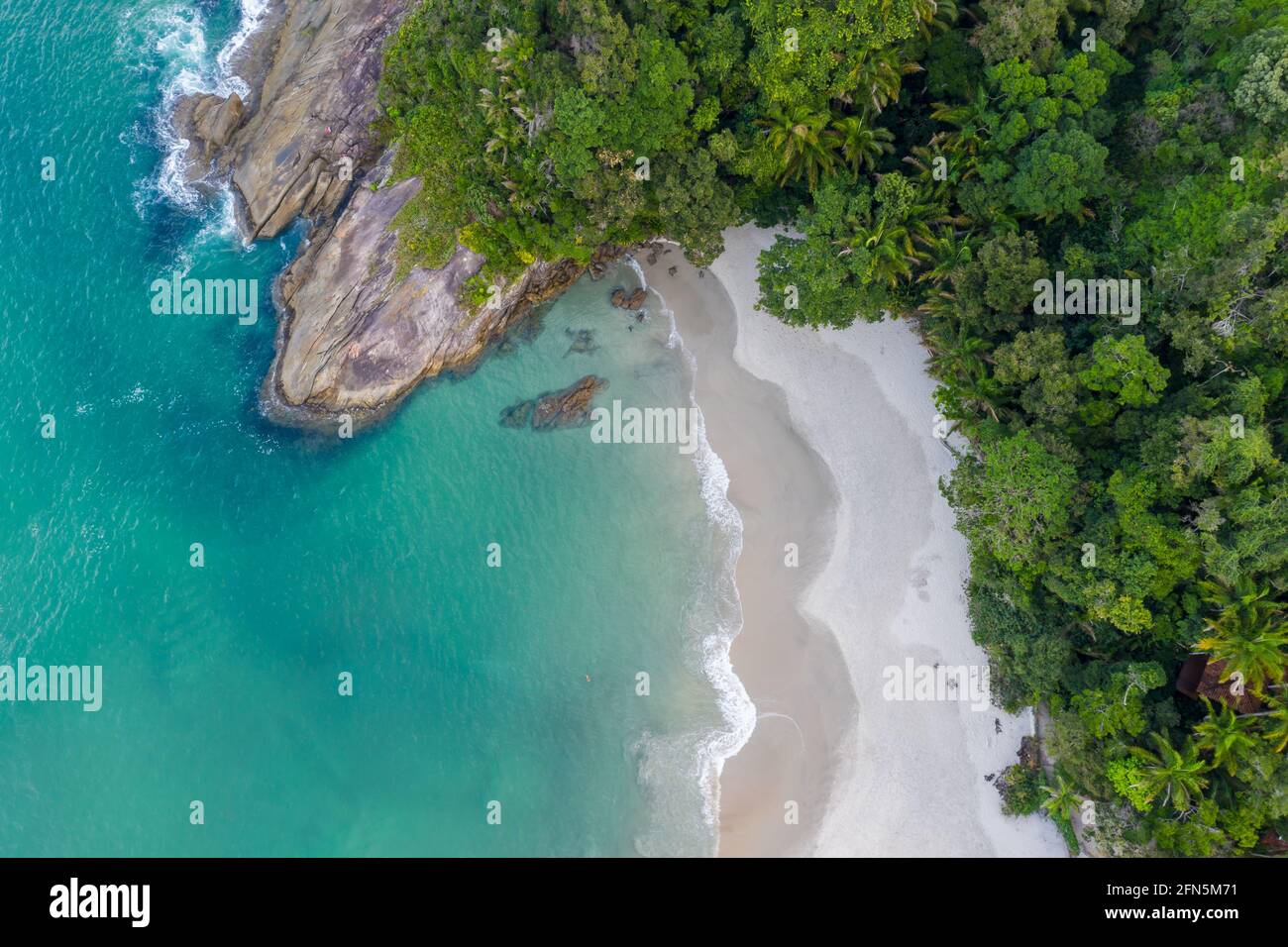 Beach landscape seen from the top Stock Photo - Alamy
