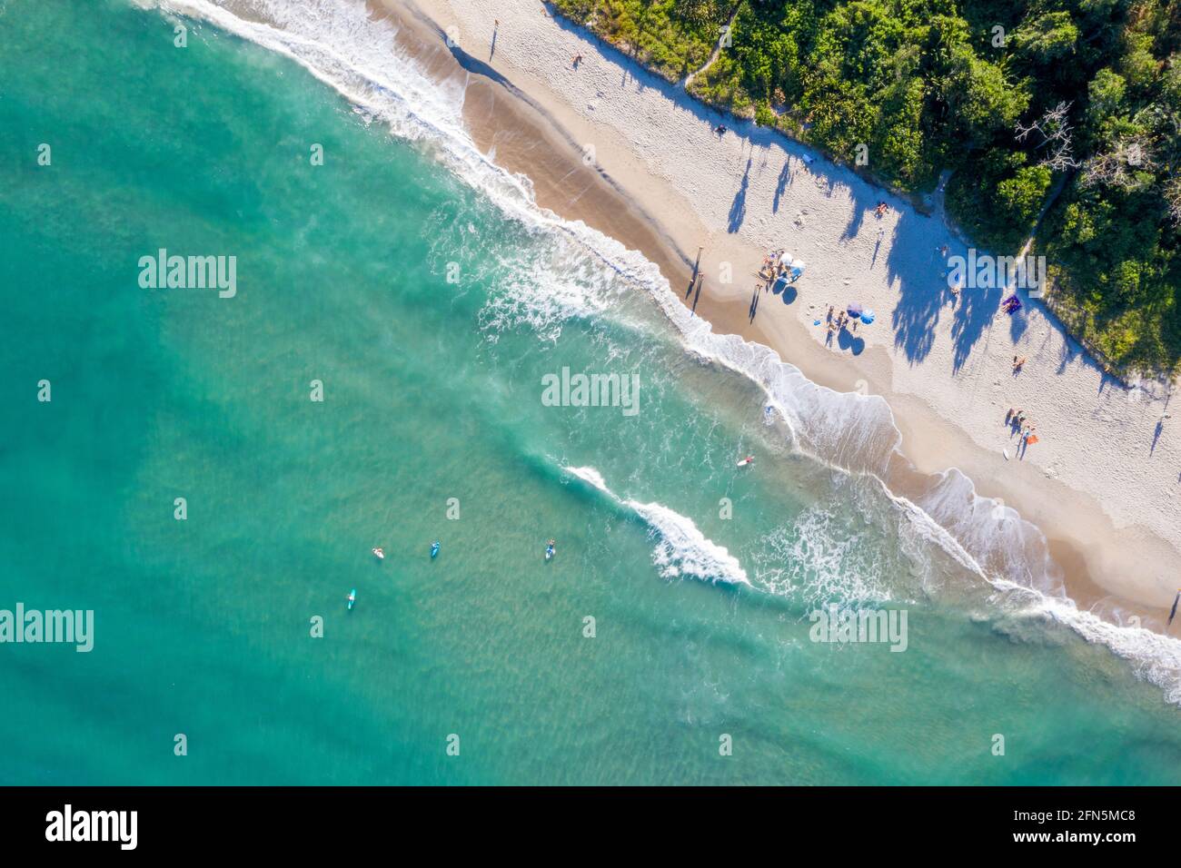 Beach landscape seen from the top Stock Photo - Alamy