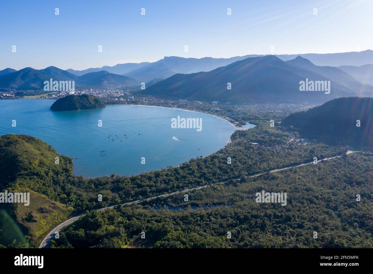 Beach landscape seen from the top Stock Photo - Alamy