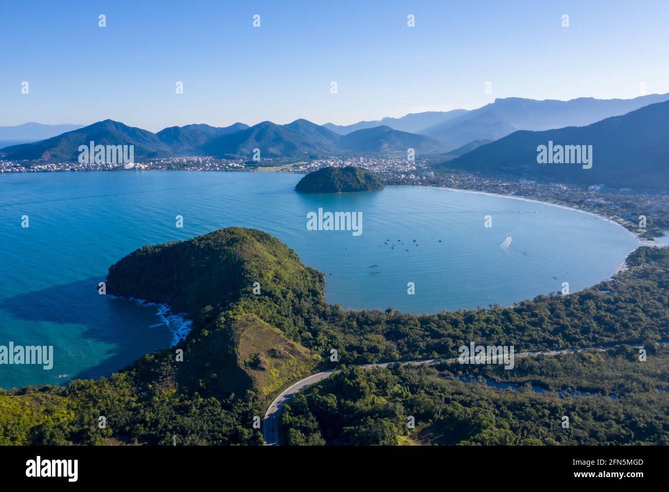 Beach landscape seen from the top Stock Photo - Alamy
