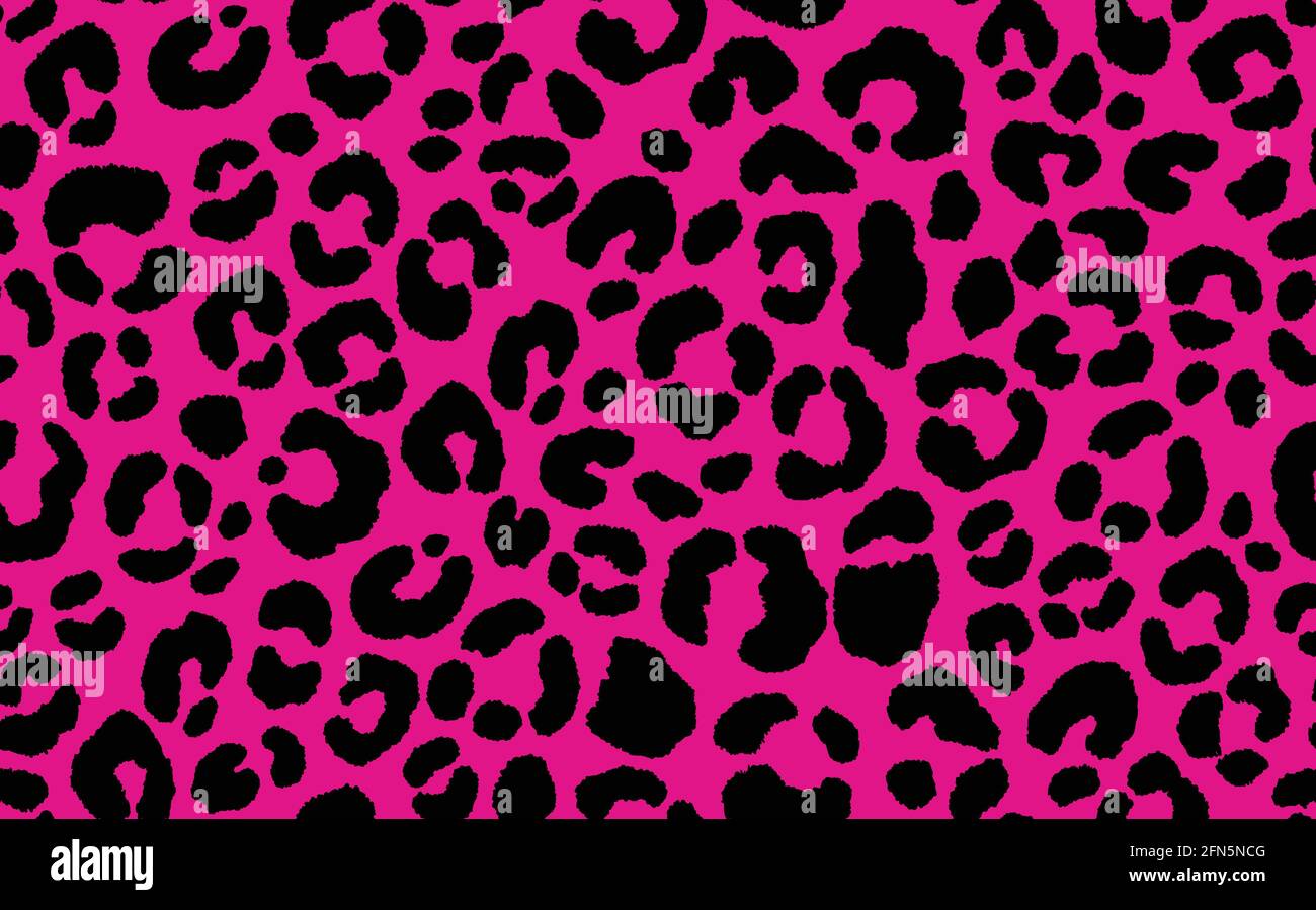 Pink Leopard Print Vector