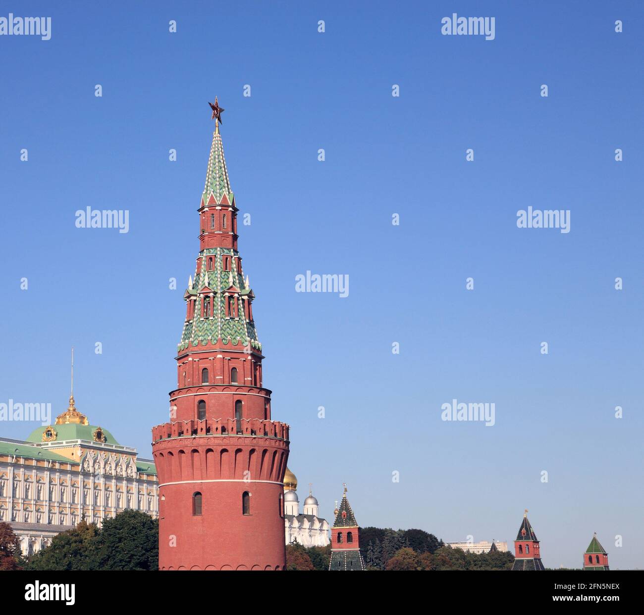 Kremlin tower on sky background Stock Photo - Alamy