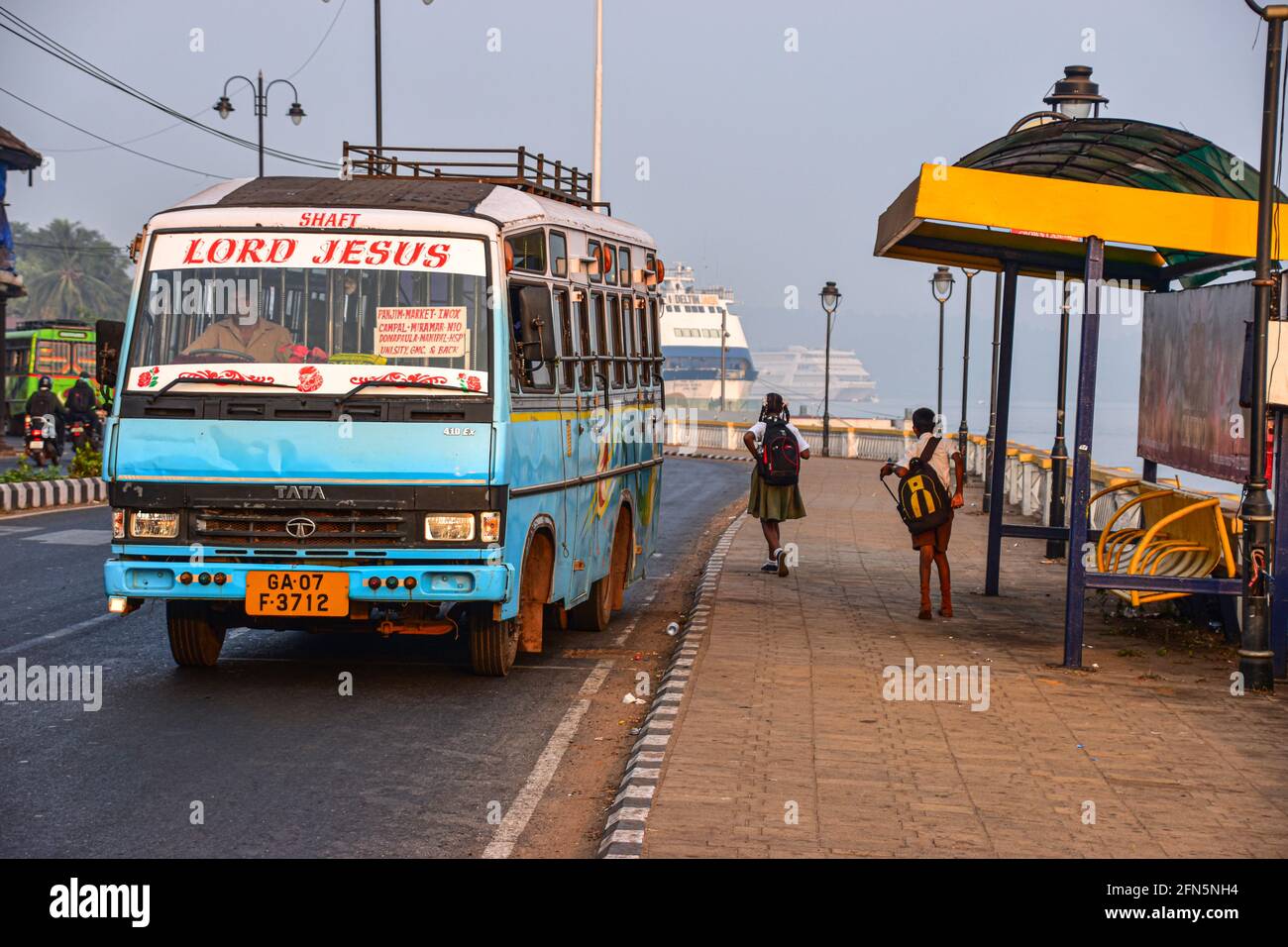 Bus, Panjim, Panaji, goa, India Stock Photo - Alamy