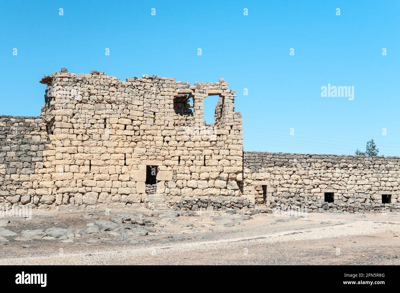 The Azraq Castle, Jordan Stock Photo - Alamy