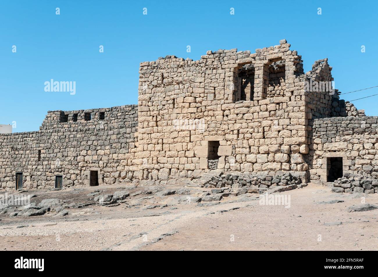 The Azraq Castle, Jordan Stock Photo - Alamy