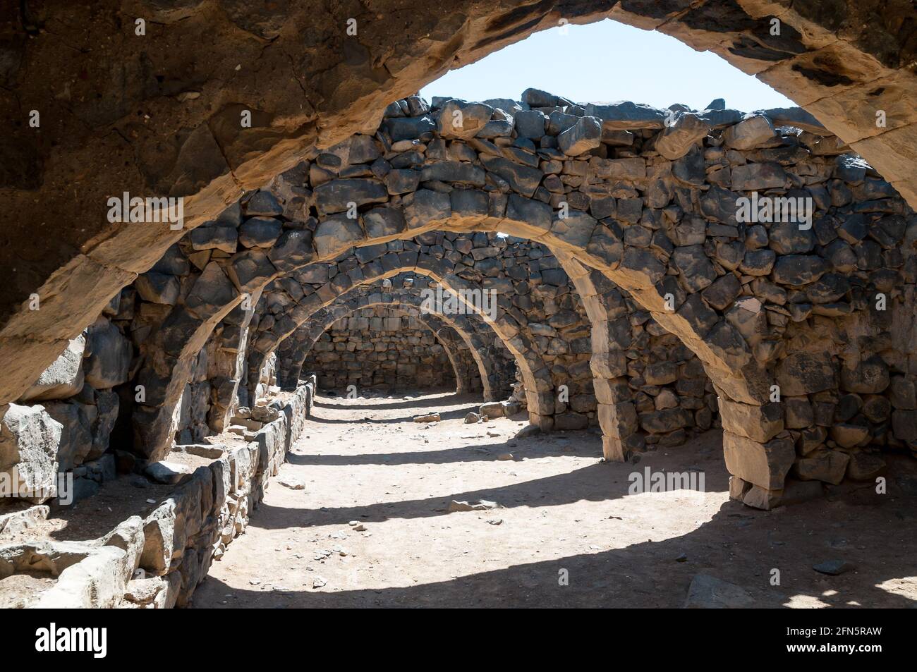 The Azraq Castle, Jordan Stock Photo - Alamy
