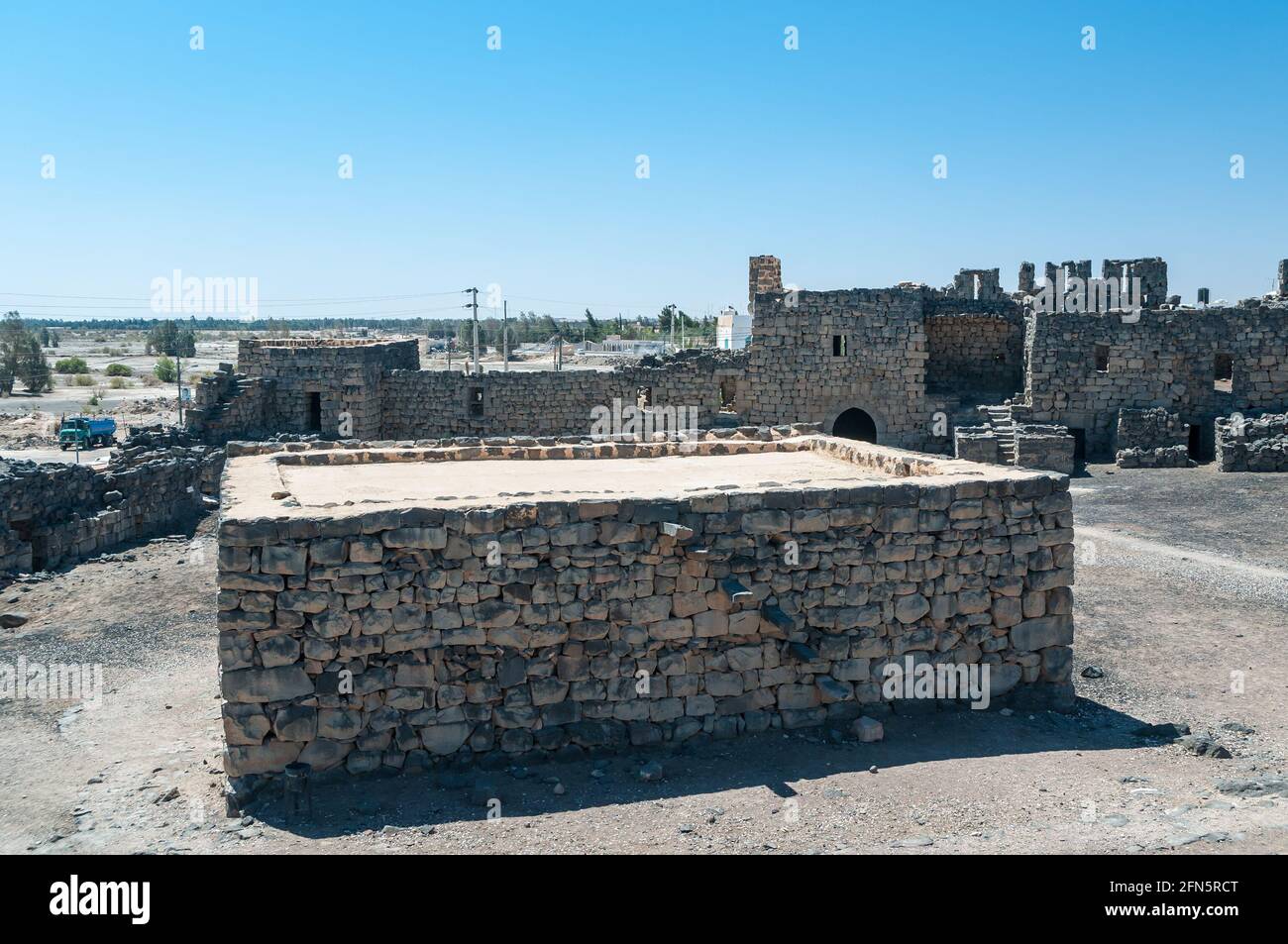 The Azraq Castle, Jordan Stock Photo - Alamy