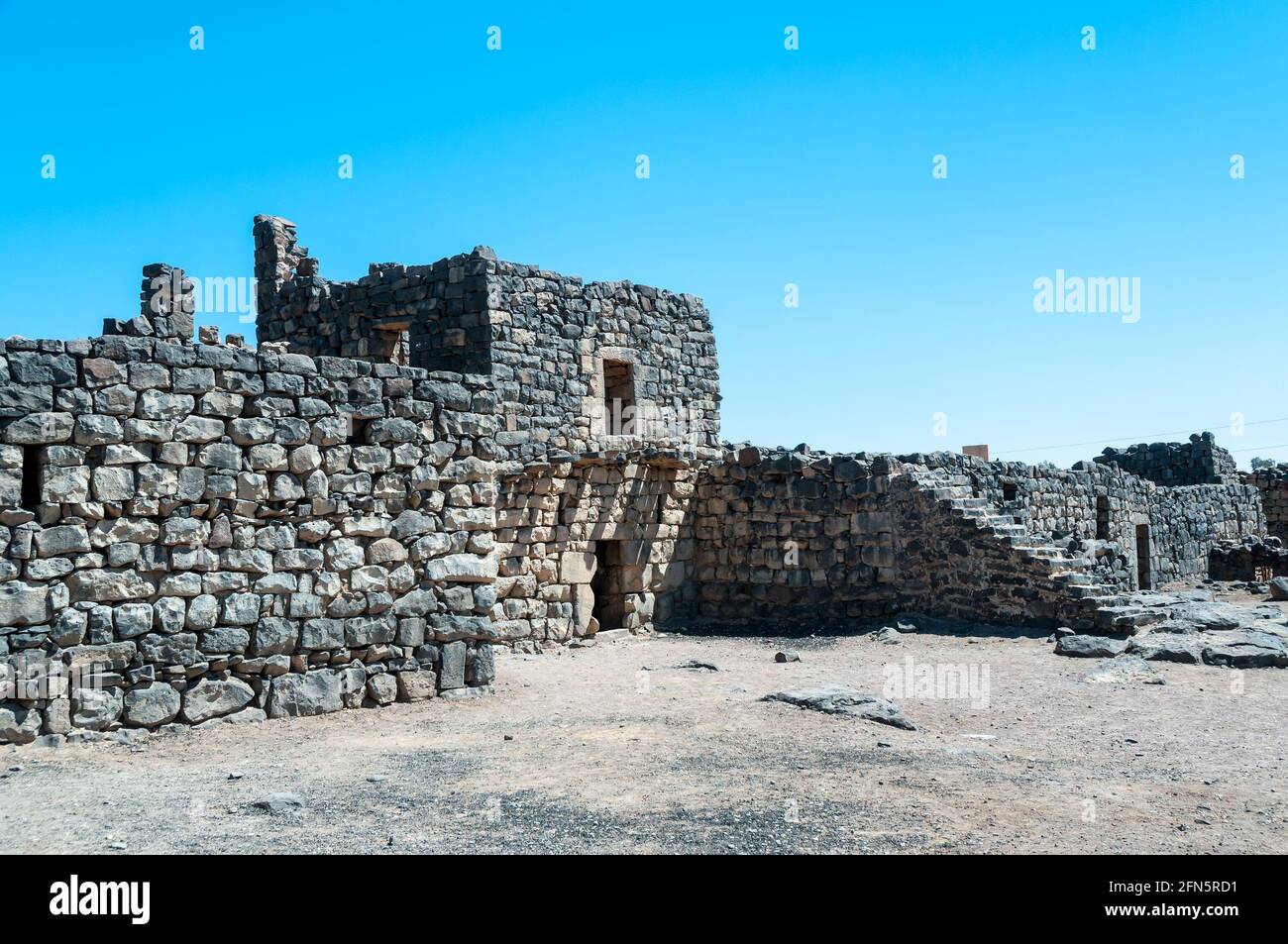 The Azraq Castle, Jordan Stock Photo - Alamy