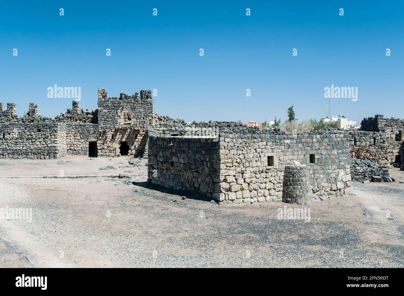 The Azraq Castle, Jordan Stock Photo - Alamy
