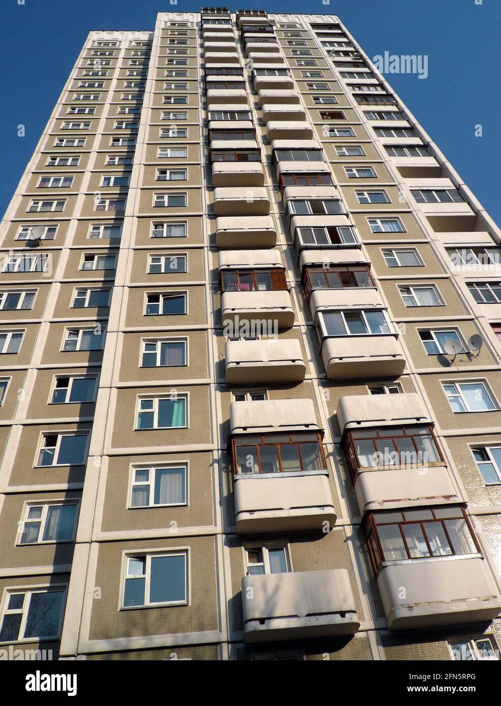 edge of home building on sky background Stock Photo - Alamy