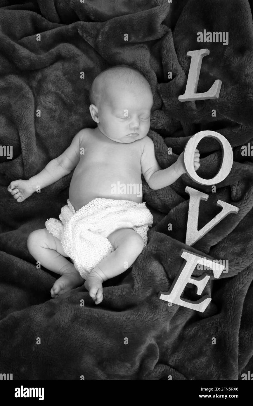 First weeks of life Black and White Stock Photos & Images - Alamy