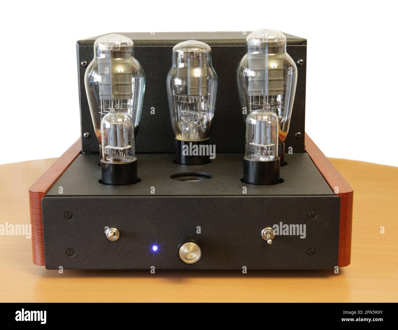 vacuum tube amplifier with 300B triodes Stock Photo - Alamy