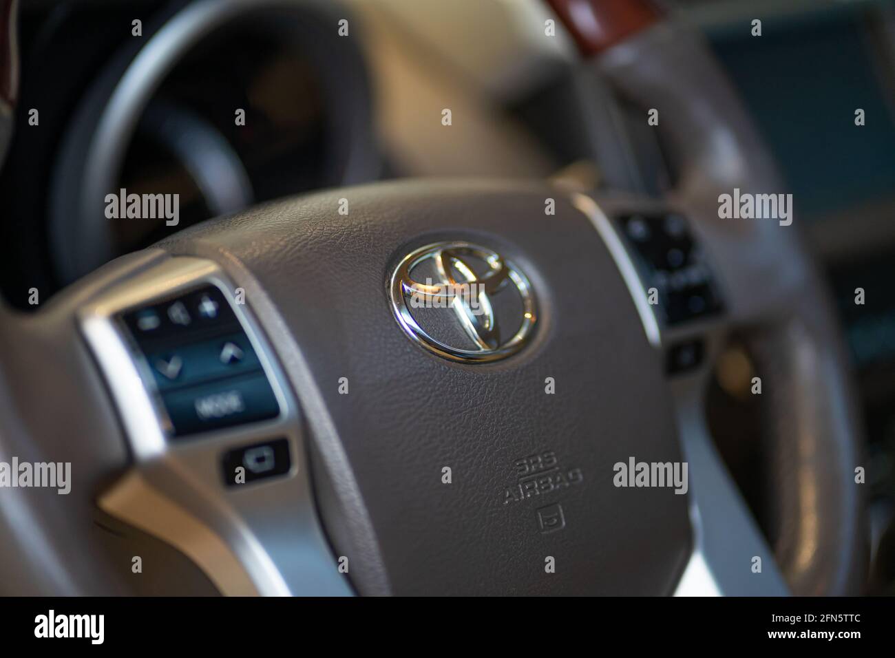 Toyota steering wheel hi-res stock photography and images - Alamy