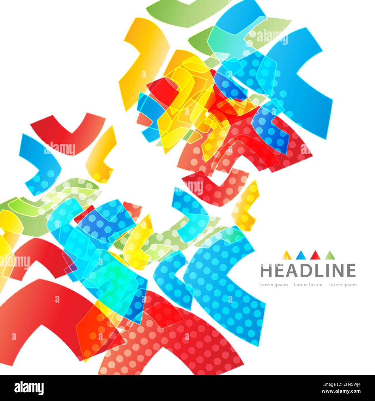 Brochure colorful header background design layout template Stock Vector ...