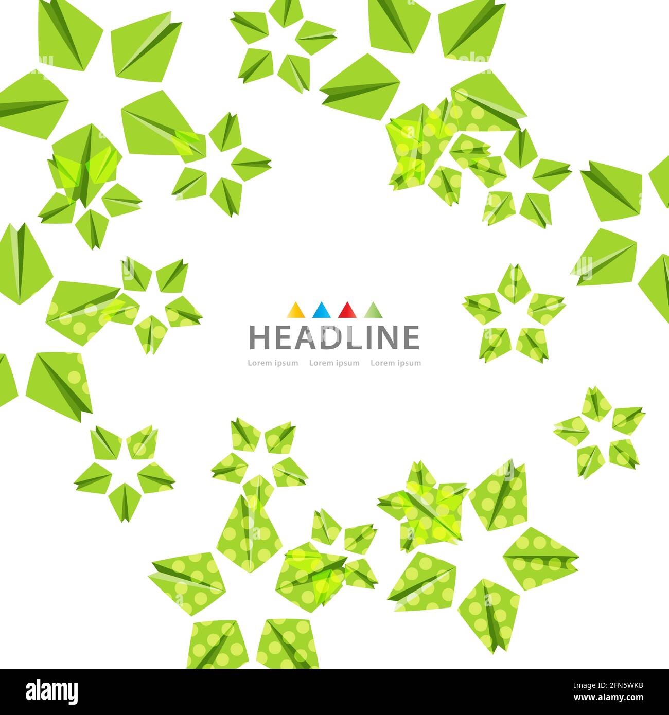 Brochure colorful header background design layout template Stock Vector ...