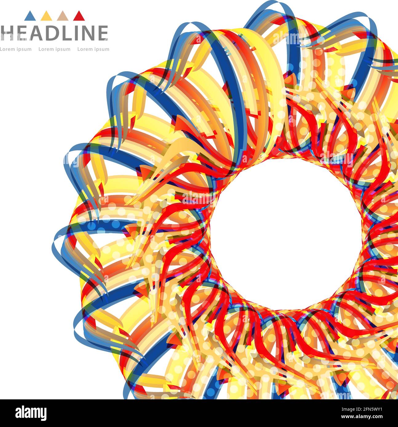 Brochure colorful header background design layout template Stock Vector ...