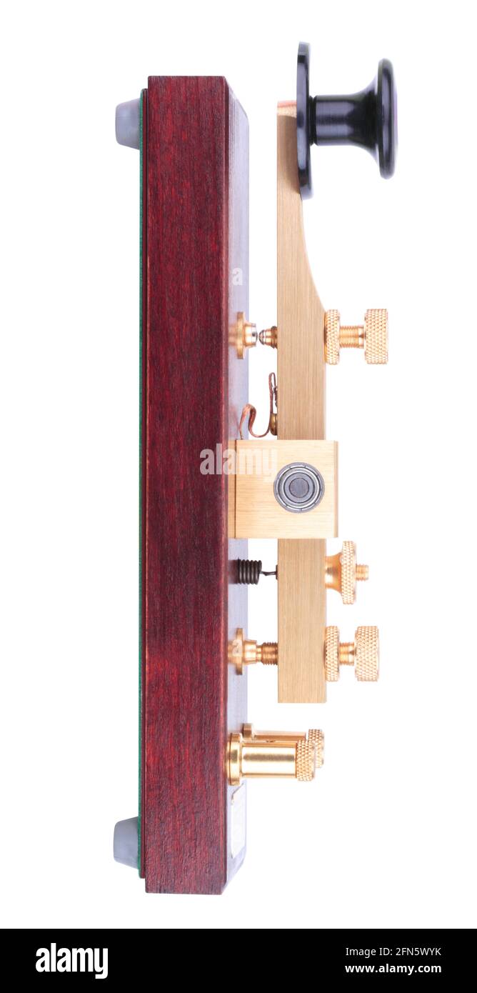 Morse Key Isolated Stock Photo - Alamy