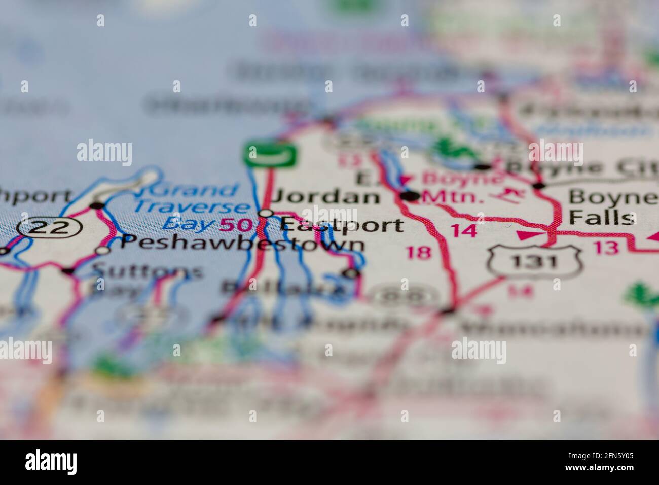 Map of eastport hi-res stock photography and images - Alamy