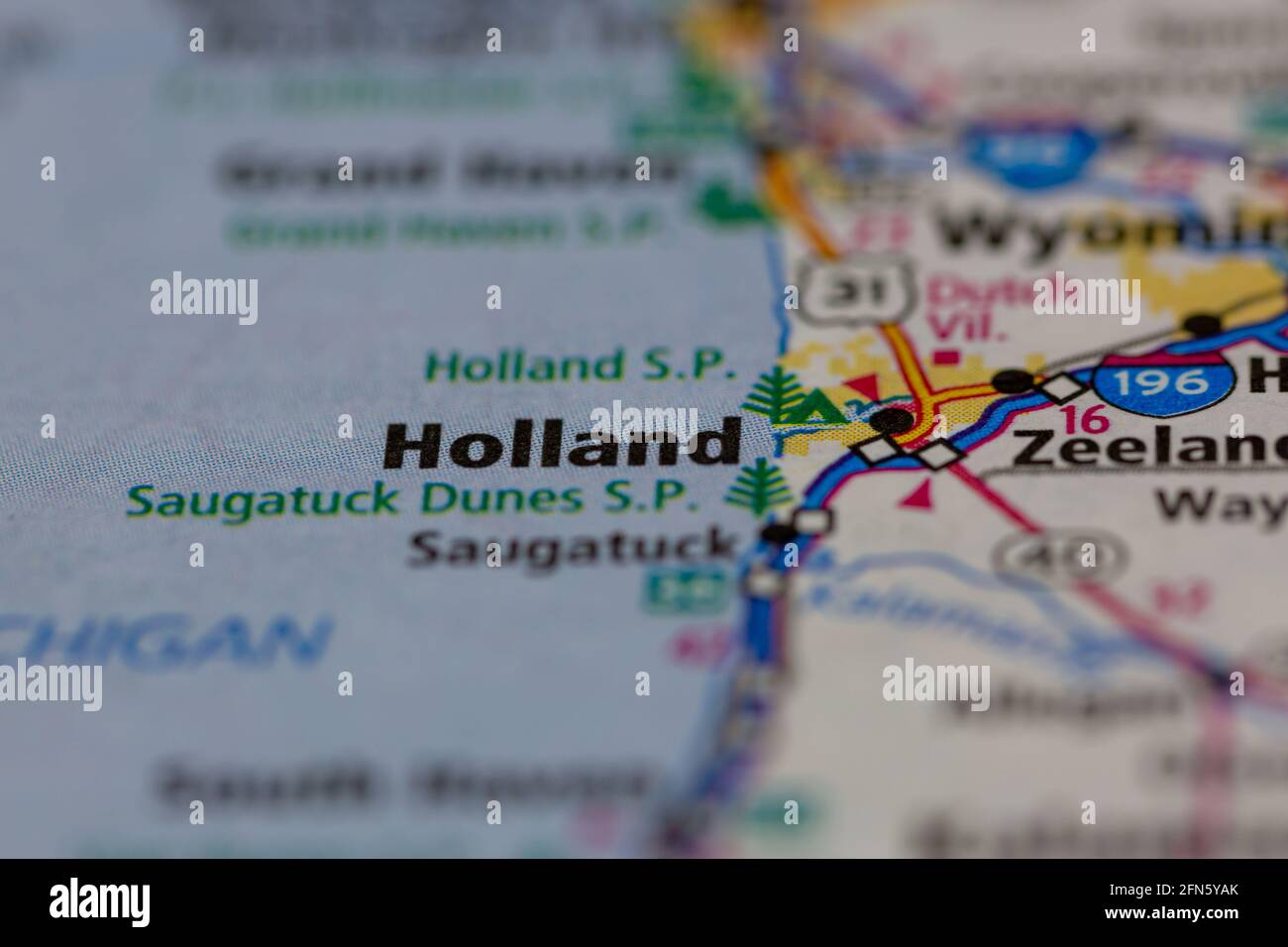 Map of holland hi-res stock photography and images - Alamy