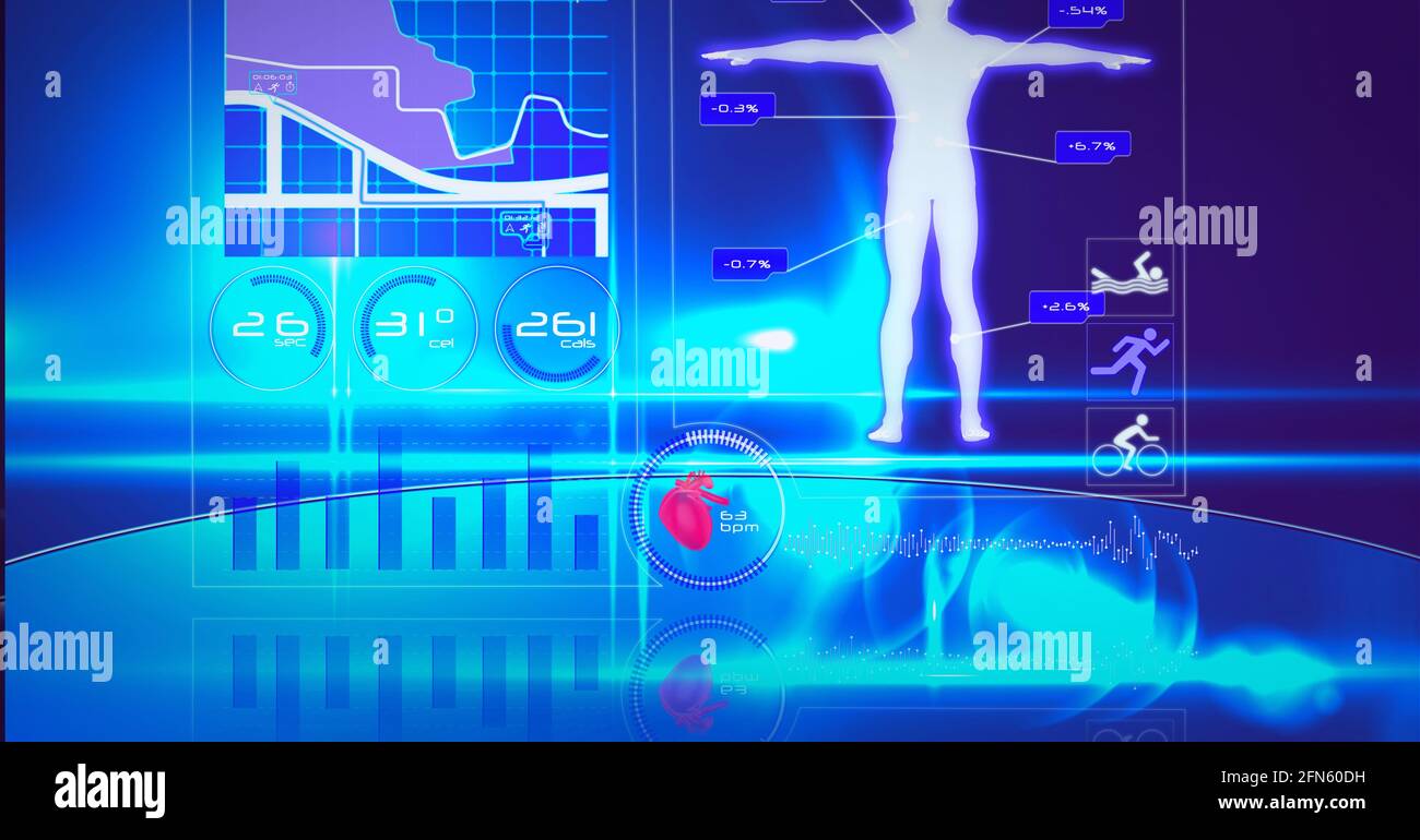 Composition of statistics, human body and medical data processing on ...