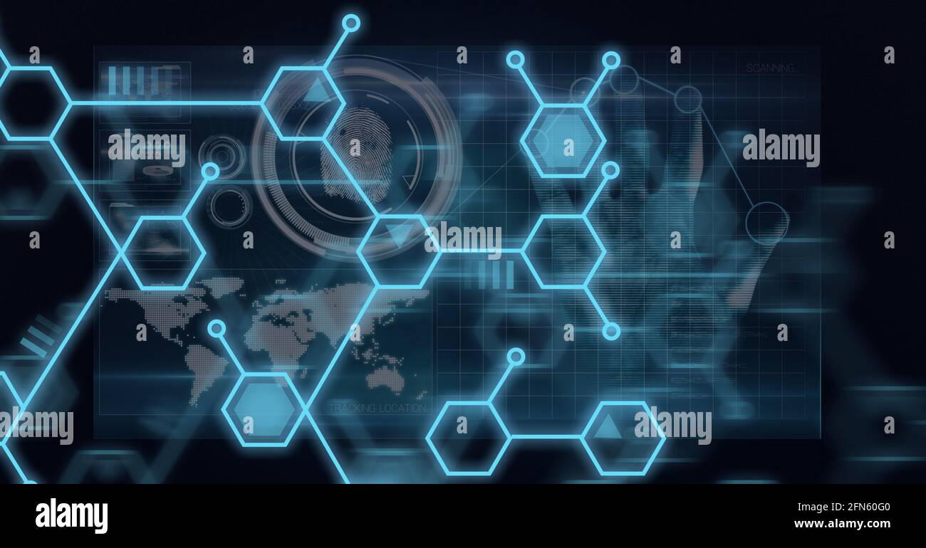 Composition of network of chemical compounds and scope scanning over ...
