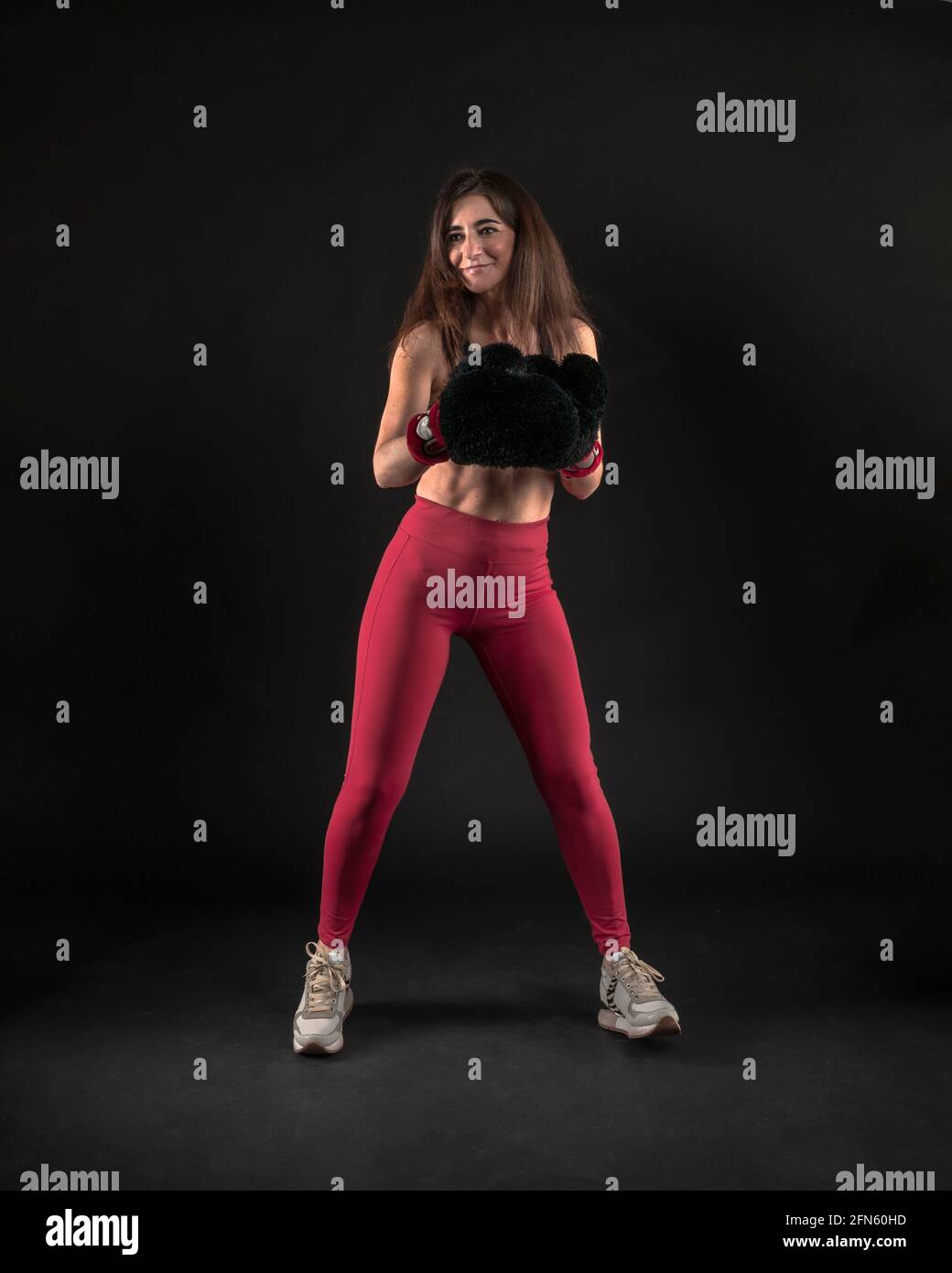 Girl boxing hi-res stock photography and images - Alamy